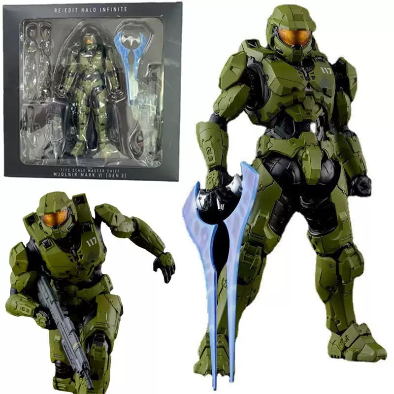 Figura de acción de Halo Master Chief modelo extraíble reemplazable ...