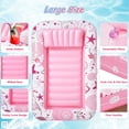 Teblint Inflatable Tanning Pool Rafts for Adults, 70" x 46" Pool Floats ...