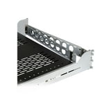 StarTech.com 2U Vented Sliding Server Rack Shelf w/ Cable Management ...