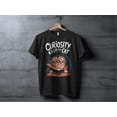 Curiosity Killed the Cat Graphic T-Shirt, Funny Cat Lover Tee, Humorous ...