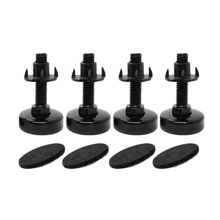 4pcs Home Use Heavy Duty Large Base Adjustable Accessories Bed ...