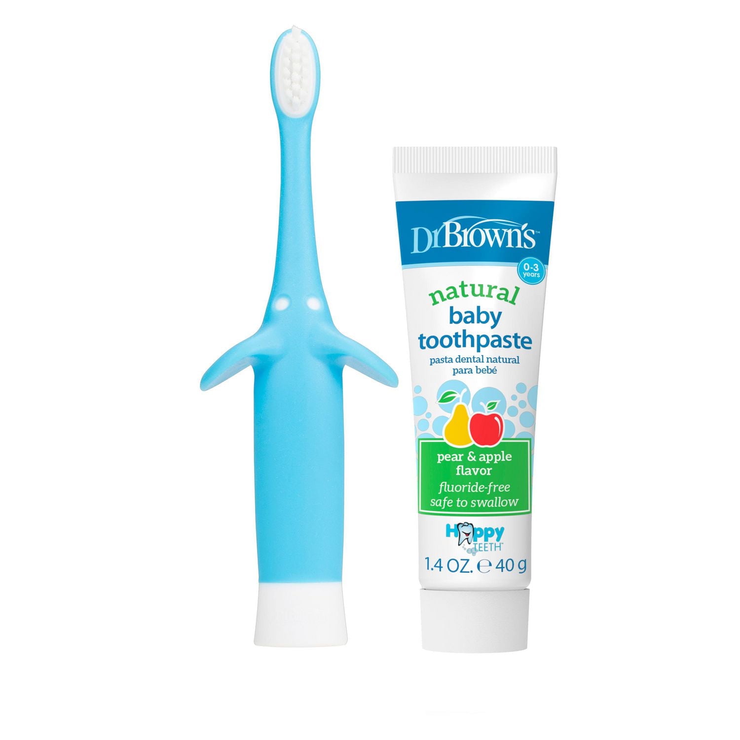 Dr. Brown's™ Infant-to-Toddler Training Toothbrush Set with Pear ...