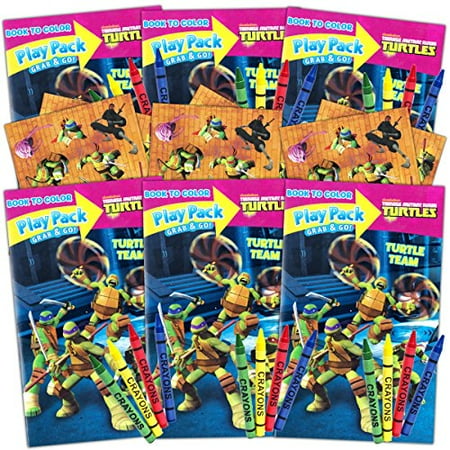 Teenage Mutant Ninja Turtles Ultimate Party Favors Packs -- 6 Sets with ...