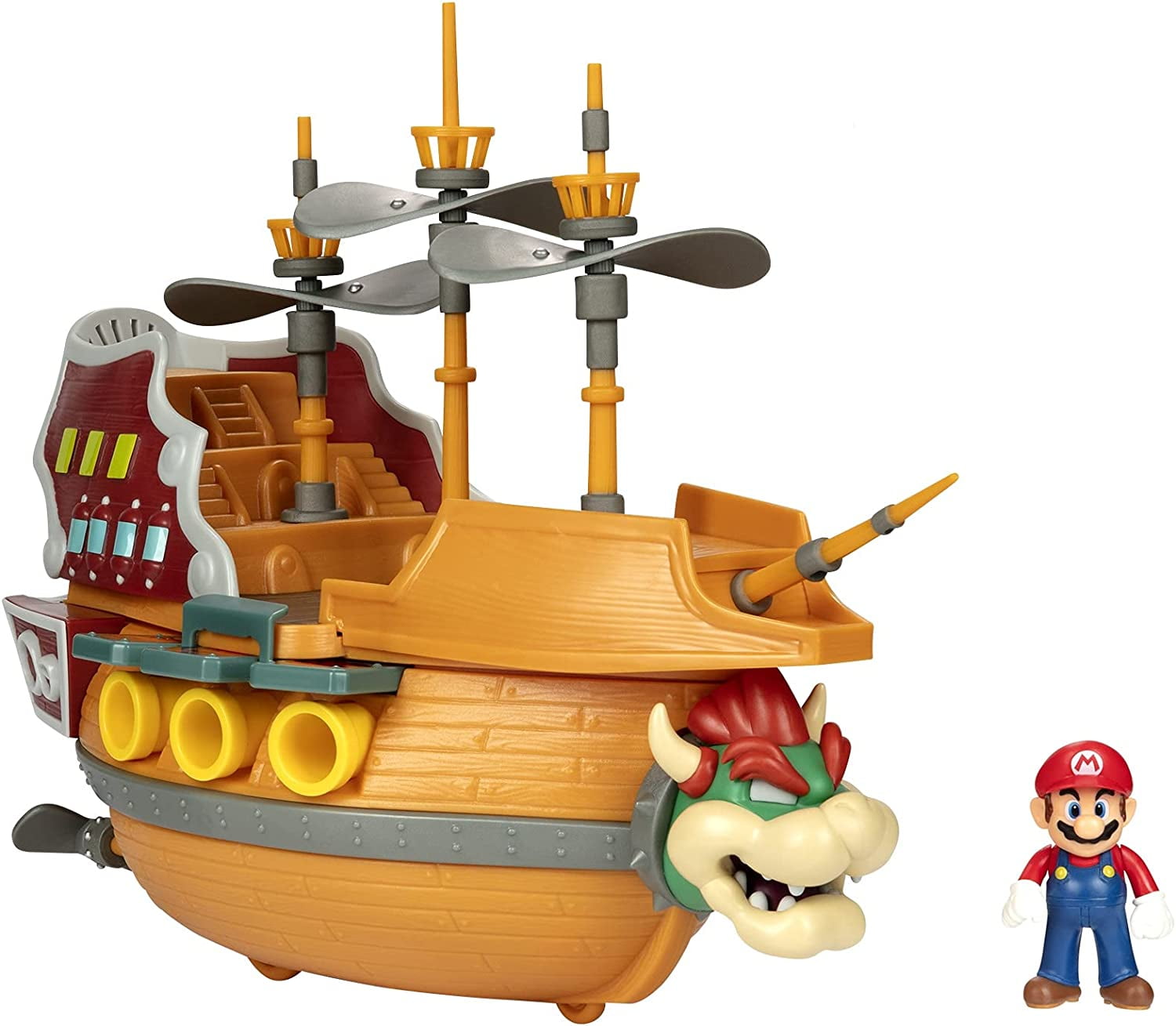 Nintendo Barco Super Mario DLX Bowser's Airship Playset Sincero ...