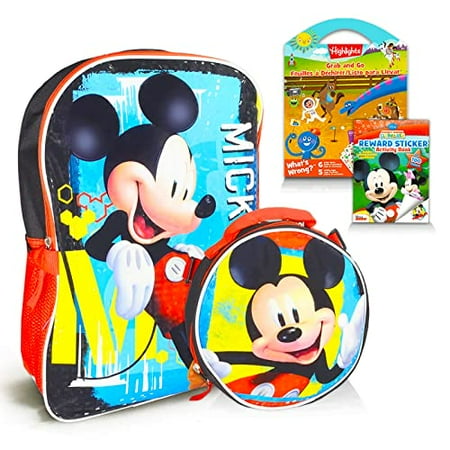 Disney Classics Mickey Mouse Backpack Mickey School Supplies ~ Mickey ...