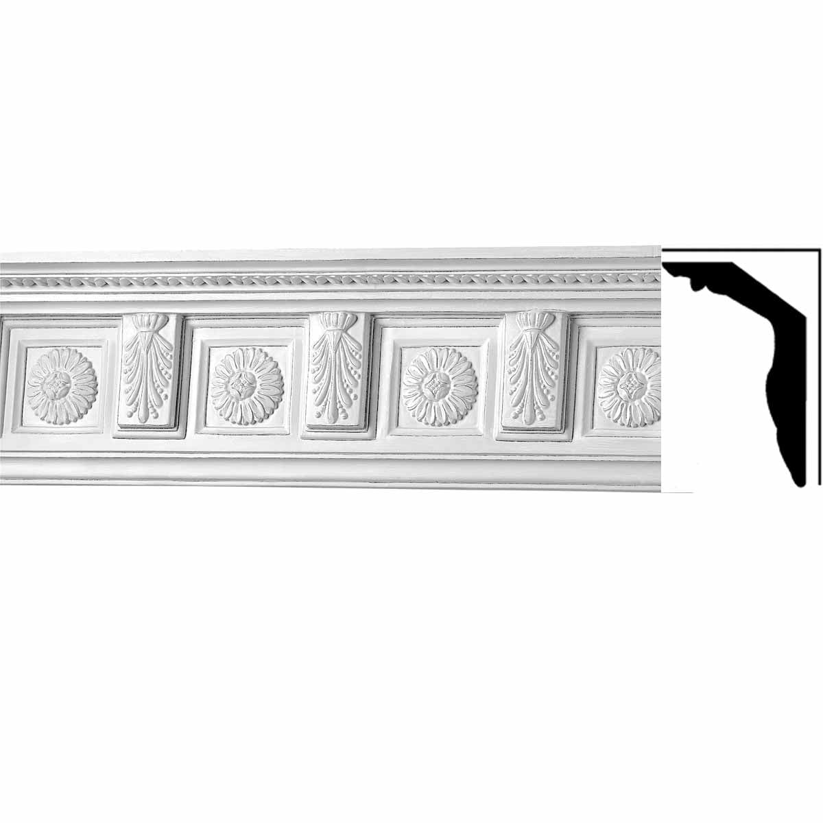 Cornice White Urethane 9" H Tyrese Ornate | Renovator's Supply ...