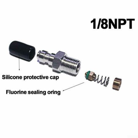 KDYOOE 1/8\" NPT Male Thread Paintball Fitting PCP Quick Head ...