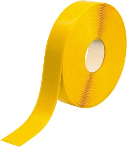 PRO-SAFE 2" x 100' PVC Floor & Egress Tape 50 mil, Yellow, Solid Color ...