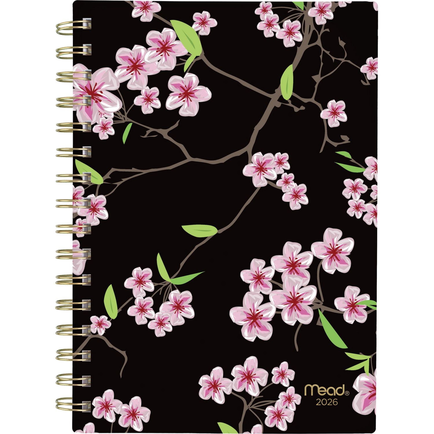 Click here for 2026 Mead Cherry Blossom Small Weekly Planner 5-1/... prices