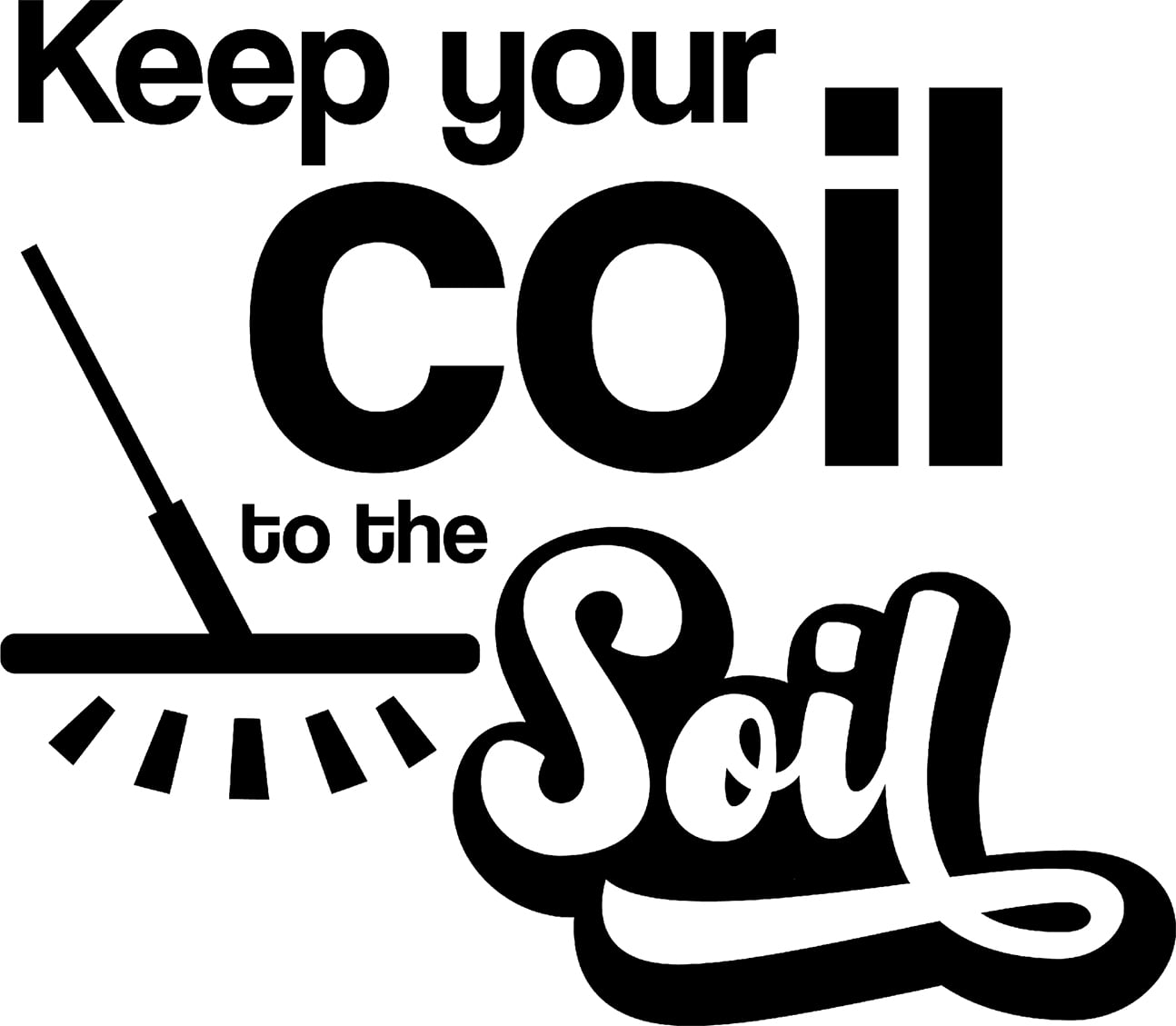 Keep Your Coil To Soil Metal Detector Funny Discover Beach Wall Decals ...