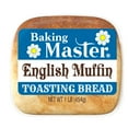 Master English Muffin Toasting Bread, 12 oz, Plain Breakfast Bread, Bag ...