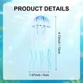 1-Pack Artificial Jellyfish Aquarium Decor, Silicone Floating Jellyfish ...