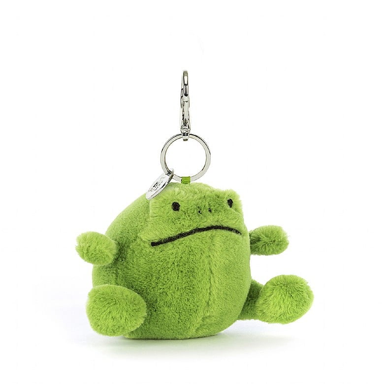 Click here for Jellycat Ricky Rain Frog Bag Charm  Green Plush Ke... prices