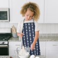 Baseballs and Stars Blue Pattern Teens Aprons, Adjustable Neck Strap ...