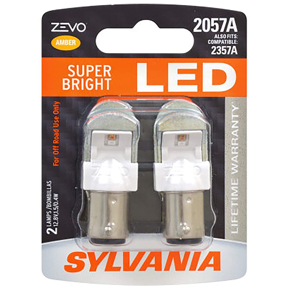 Sylvania ZEVO 3057 Amber LED Mini Auto Bulbs for Reverse Lights (2 Pack) - Walmart.com - Walmart.com