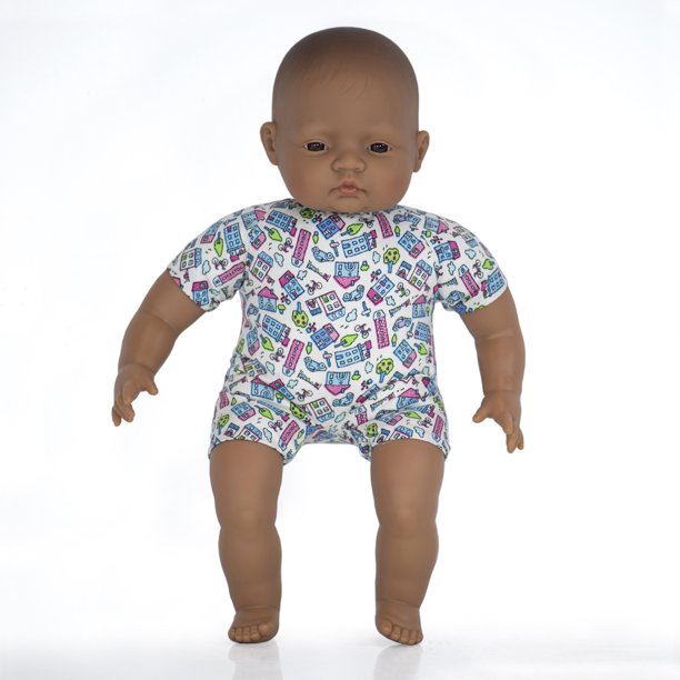 Miniland Educational Soft Body Hispanic Baby Doll, with Vinyl ...