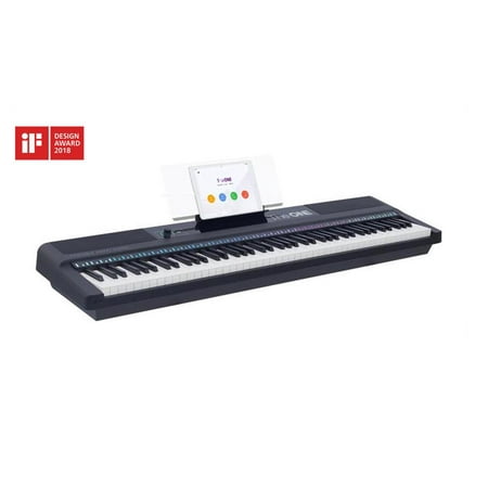 The ONE Smart Piano - Keyboard Pro, Black - Walmart.com
