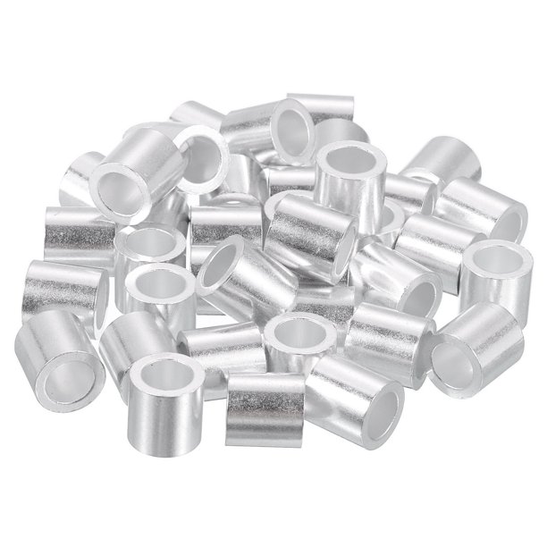 40 Pack Aluminum Crimping Loop Sleeve for 5/16" Diameter Wire Rope ...
