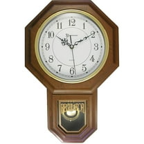Bulova Hartwick 29 Inch Walnut Pendulum Wall Clock with Westminster ...