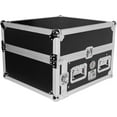 Prox4U Vertical Front Load Mixer Combo Amp Rack Case 10U Top Slant with ...