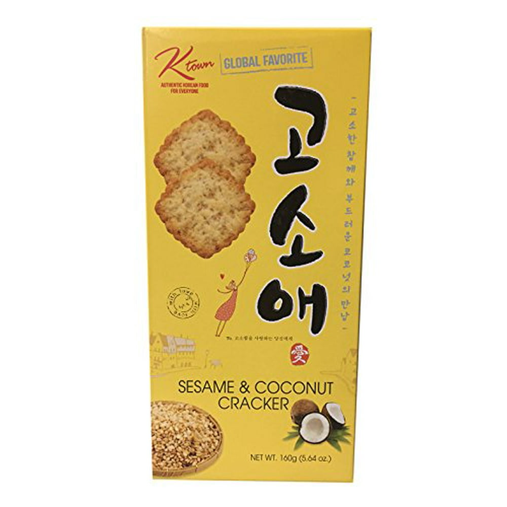 K Town Cracker 5.64 oz per Pack (Sesame & Coconut, 1 Pack) - Walmart ...