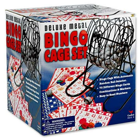 Deluxe Metal Bingo Cage Set - Walmart.com