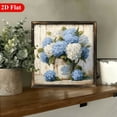 1Pc Frame Sign Hydrangea, vintage bucket, impressionist still life ...