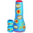 KOVOT Bopper Buddy Bounce Back Inflatable Bop Punching Bag with 2 ...