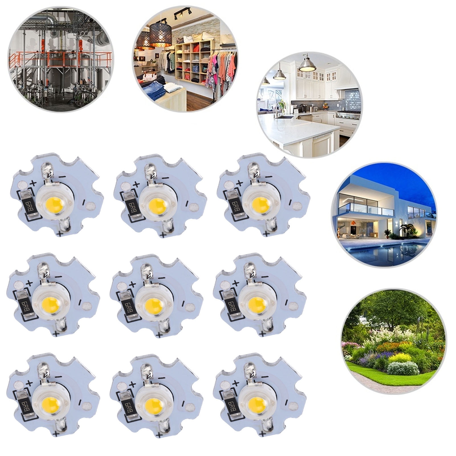 Click here for Zaqw 25pcs 5v Led Chips 200lm 1w High Power Led La... prices