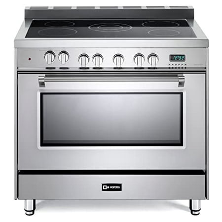 Verona Prestige Series VPFSEE365SS 36 Inch All Electric Freestanding ...