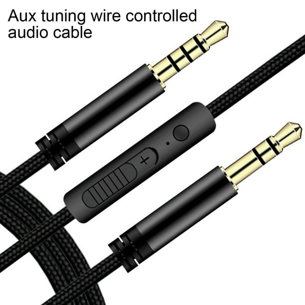 BetterZ Audio Cable Gold Plated Volume Control 3.5mm to 3.5mm Male to ...