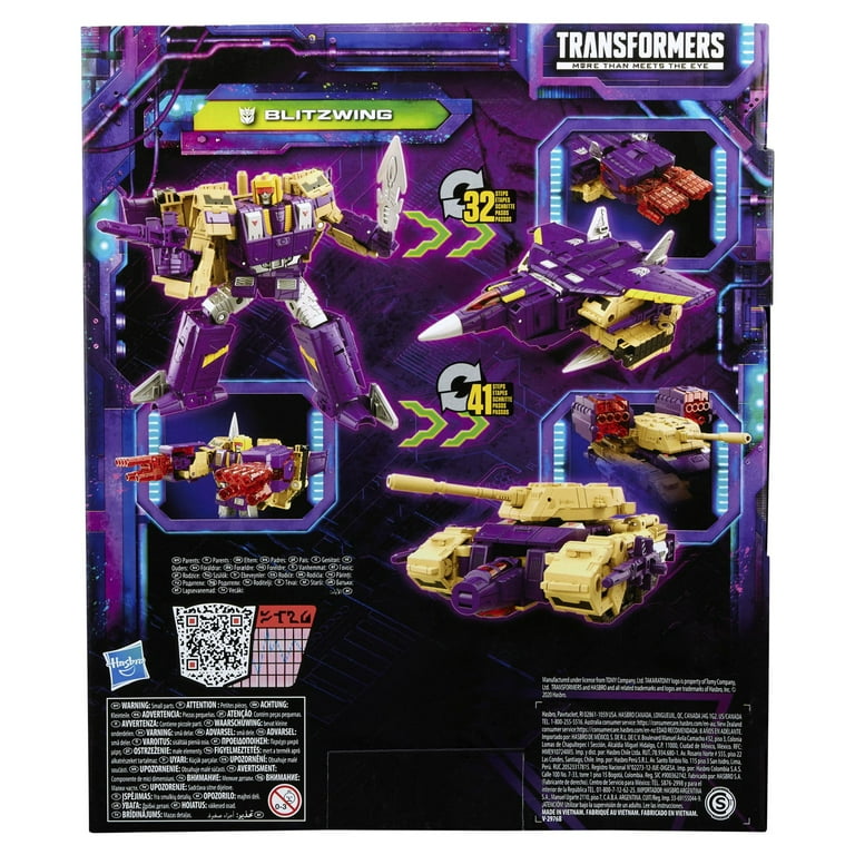 Transformers Generations Blitzwing Transformers Legacy Blitzwing First