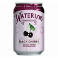 Waterloo Sparkling Water, Black Cherry Naturally Flavored, 12 Cans ...