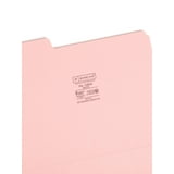 Smead Colored File Folders 1/3-Cut Tabs Pink 100/BX Letter (12643 ...
