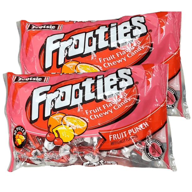 Tootsie Frooties Fruit Punch Flavored Chewy Candy Peanut Gluten Free ...