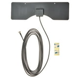 onn. Indoor Ultra-thin High Definition Antenna with 25 mile reception ...