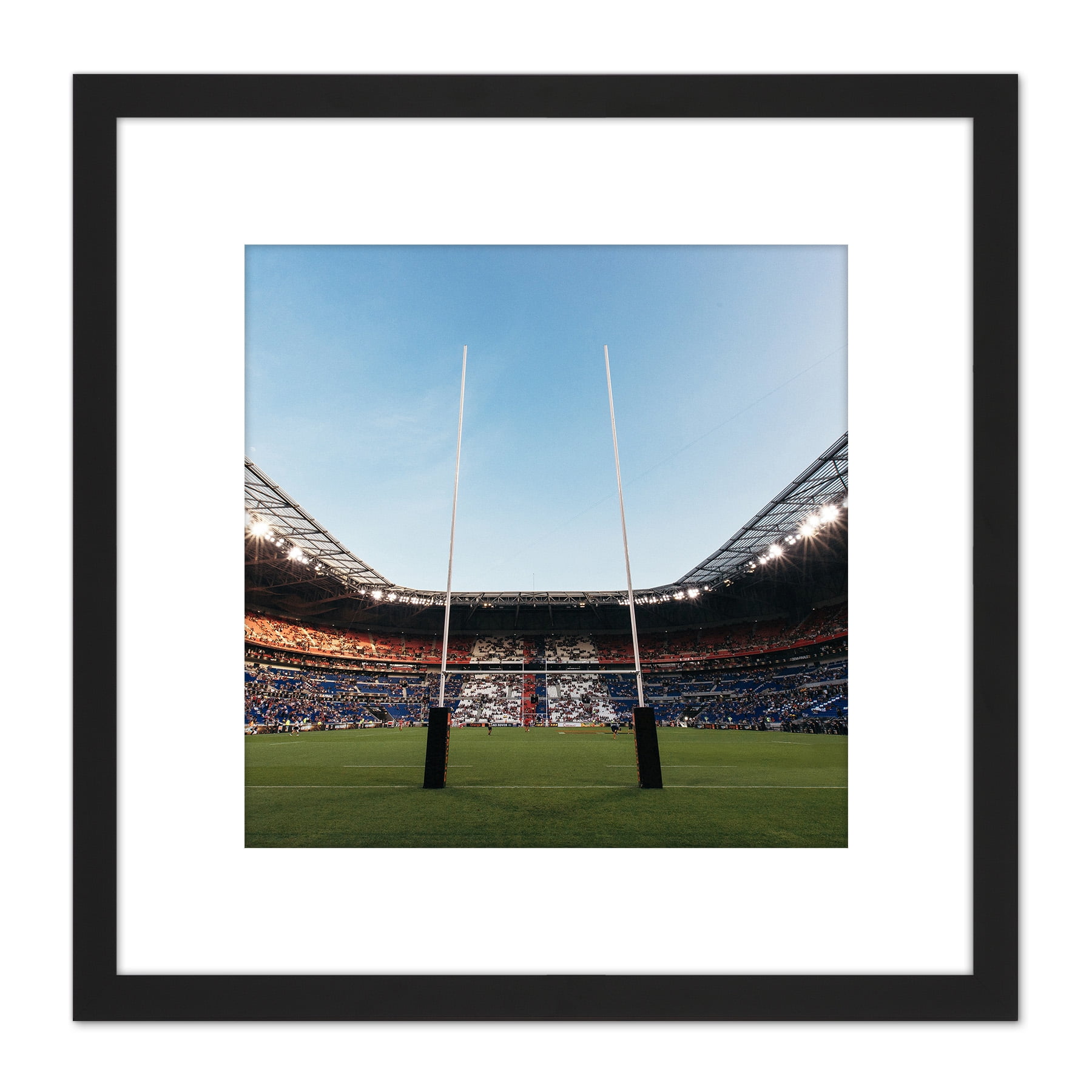 Serer Rugby Goal Posts World Cup Stadium Sport Photo 8X8 Inch Square ...