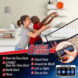 Deco Gear BB01 Arcade Basketball Game, Indoor 1-4 Player, LED ...