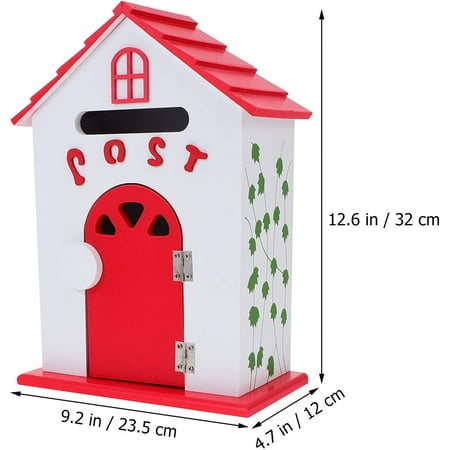 Wall Mounted Rustic Suggestion Box Decorative Wooden Donation Ballot ...