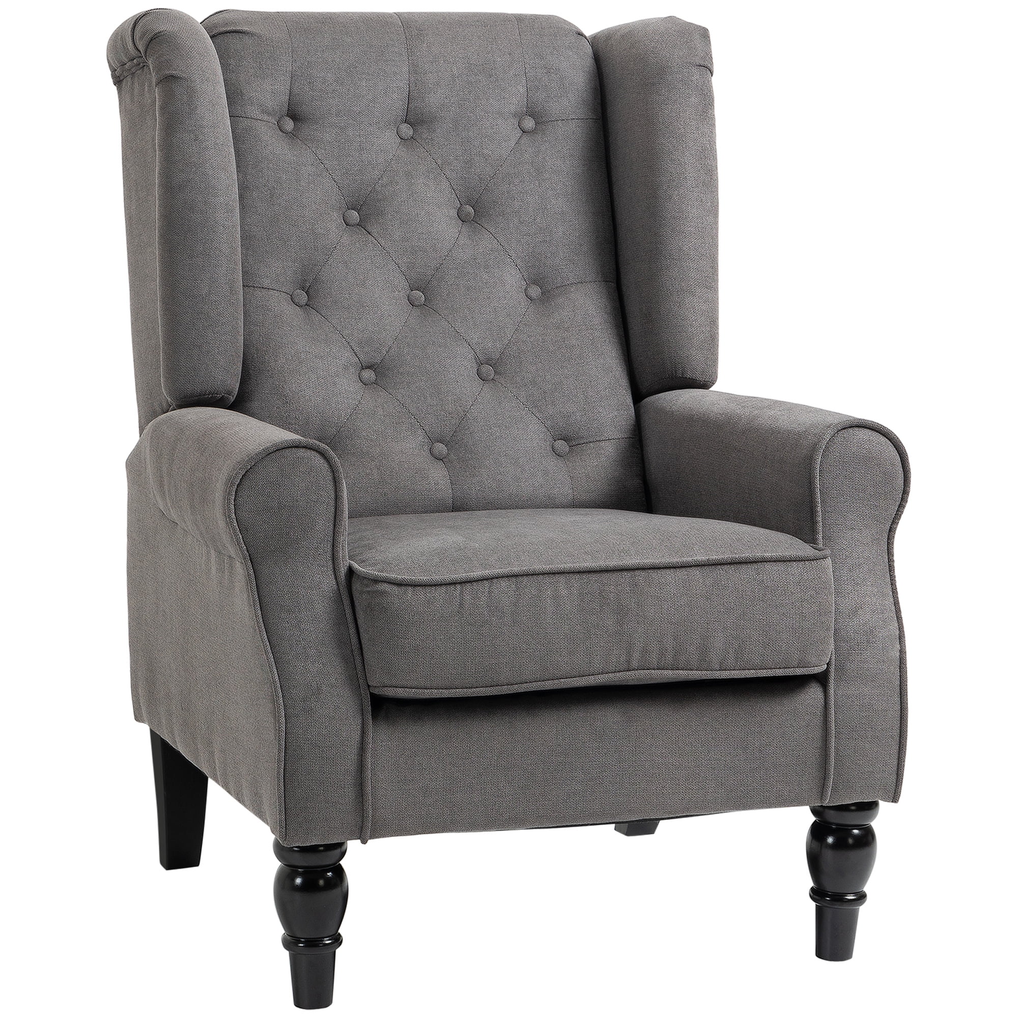 Click here for Homcom Button-Tufted Accent Chair With Wing Back R... prices