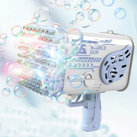 Gatling Bubble Machine, 76 Holes High Output Bubble Blower, Electric ...