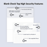 Compuchecks 50 high Security Check Paper Compatible with QuickBooks ...