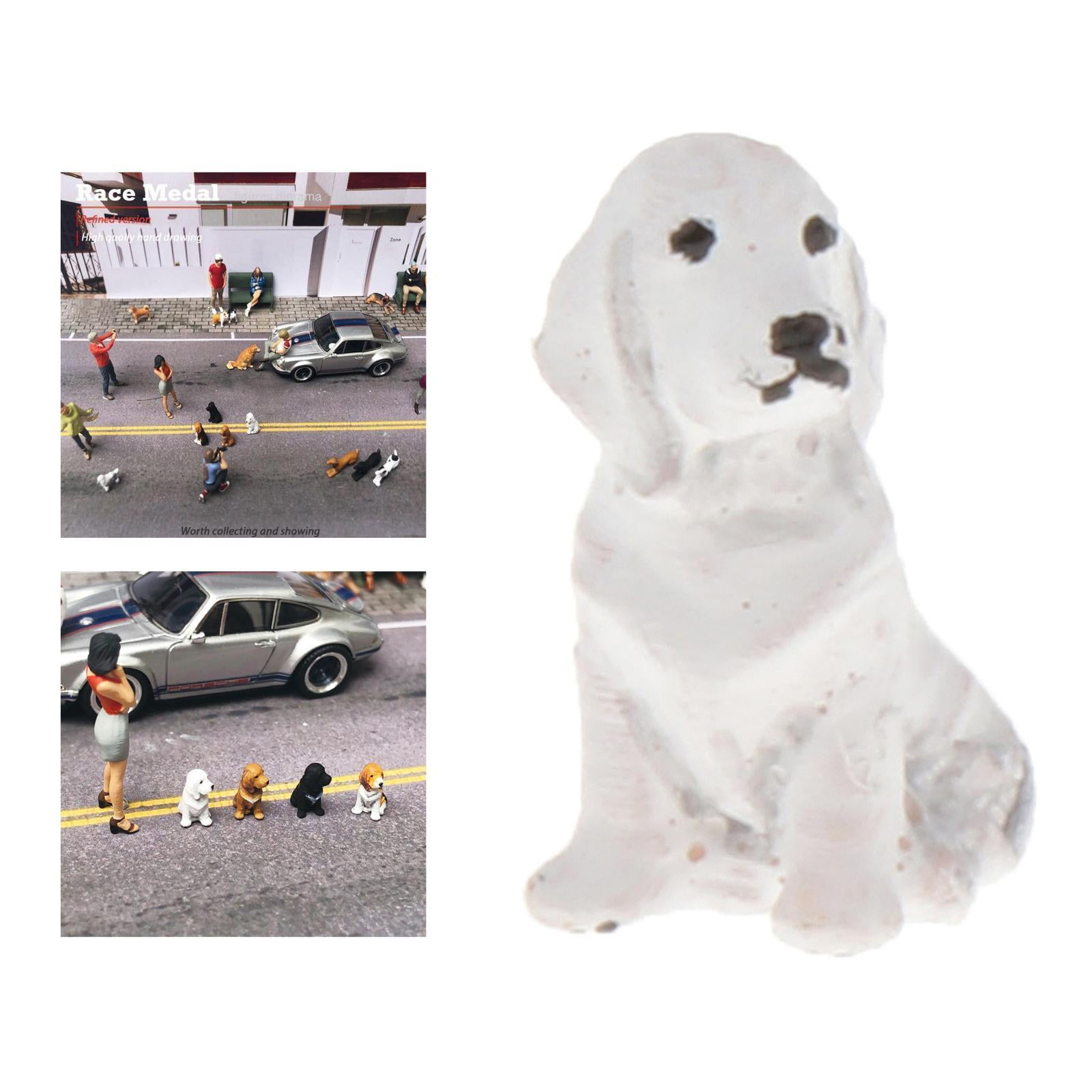de construcción de de perro a 1:64, modelo de diorama de escenario de ...