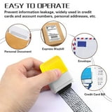 HOTBEST Identity Protection Roller Stamp Confidential Roller Stamp Anti ...