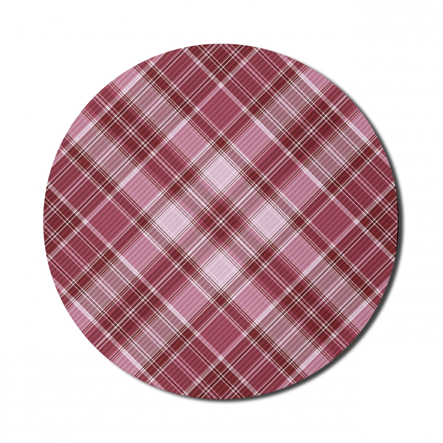 Checkered Mouse Pad for Computers, Diagonal Checkered Pattern with ...