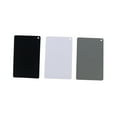 3 in 1 Digital Photography Exposure Color Balance Card Gray/White/Black ...