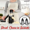 Brentwood Rotary Grater with Handle and Stainless Steel Drum Blades ...