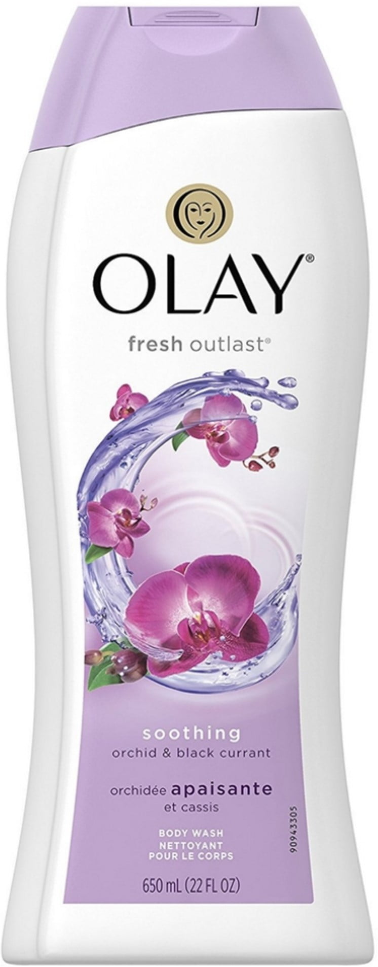 OLAY Fresh Outlast Soothing Orchid & Black Currant Body Wash, 22 oz ...