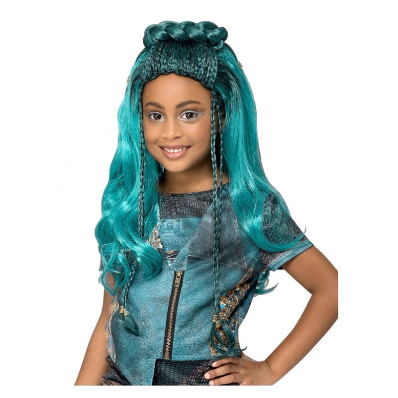Disney Descendants Uma Wig Child Black Green - Walmart.com