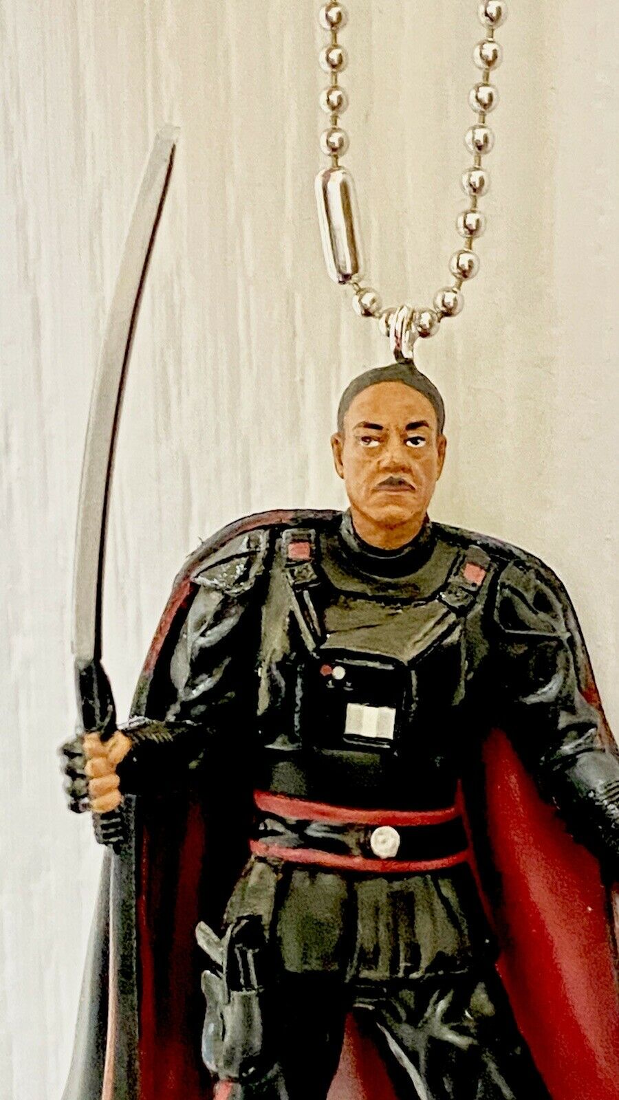 Moff Gideon PVC Keychain key dangler Ornament 4” Figurine Figure ...